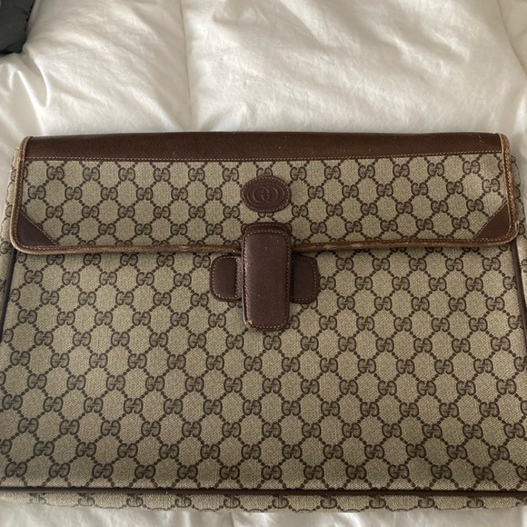 Gucci | Other | Vintage 97s Gucci Documentart Portfolio | Poshmark